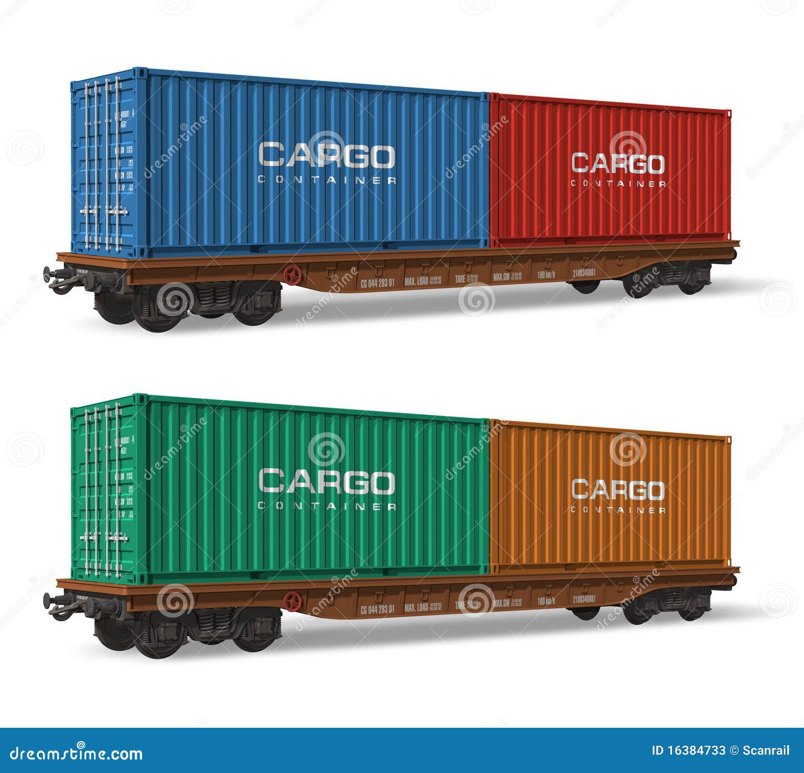 Containers Railroad Stock Illustrations – 354 Containers Railroad Stock ...