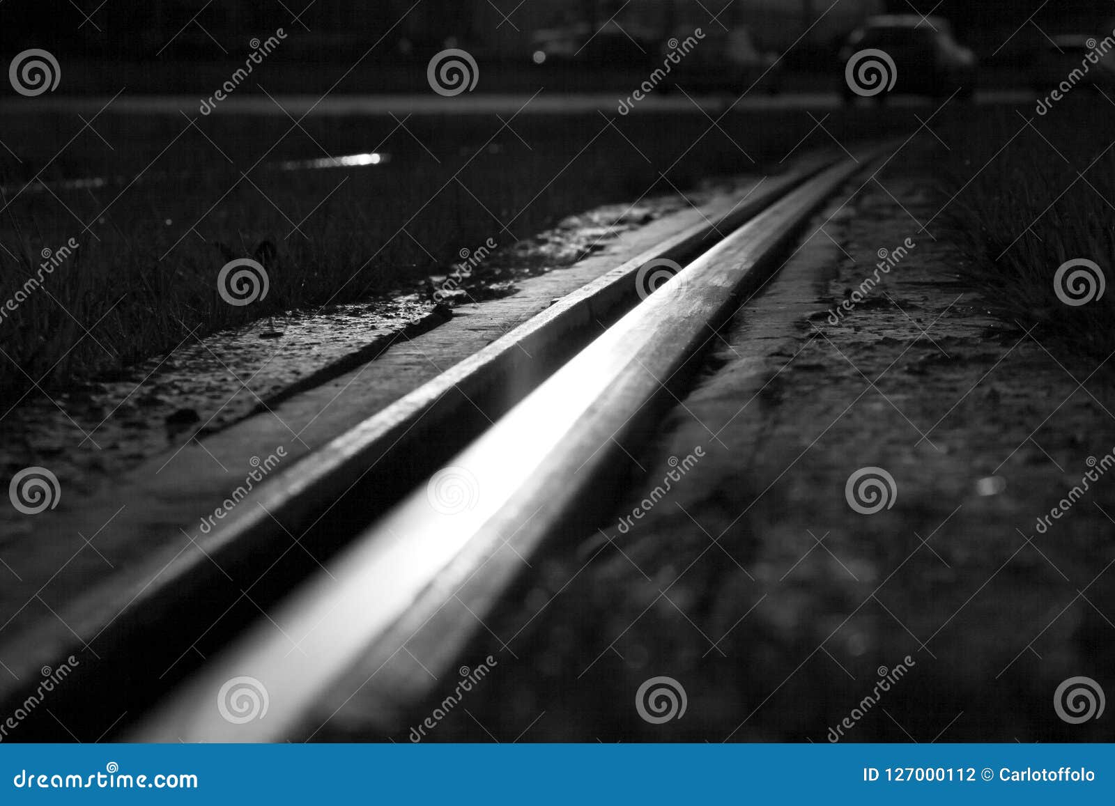 Abstract View on the Railroad Stock Photo - Image of transportation ...