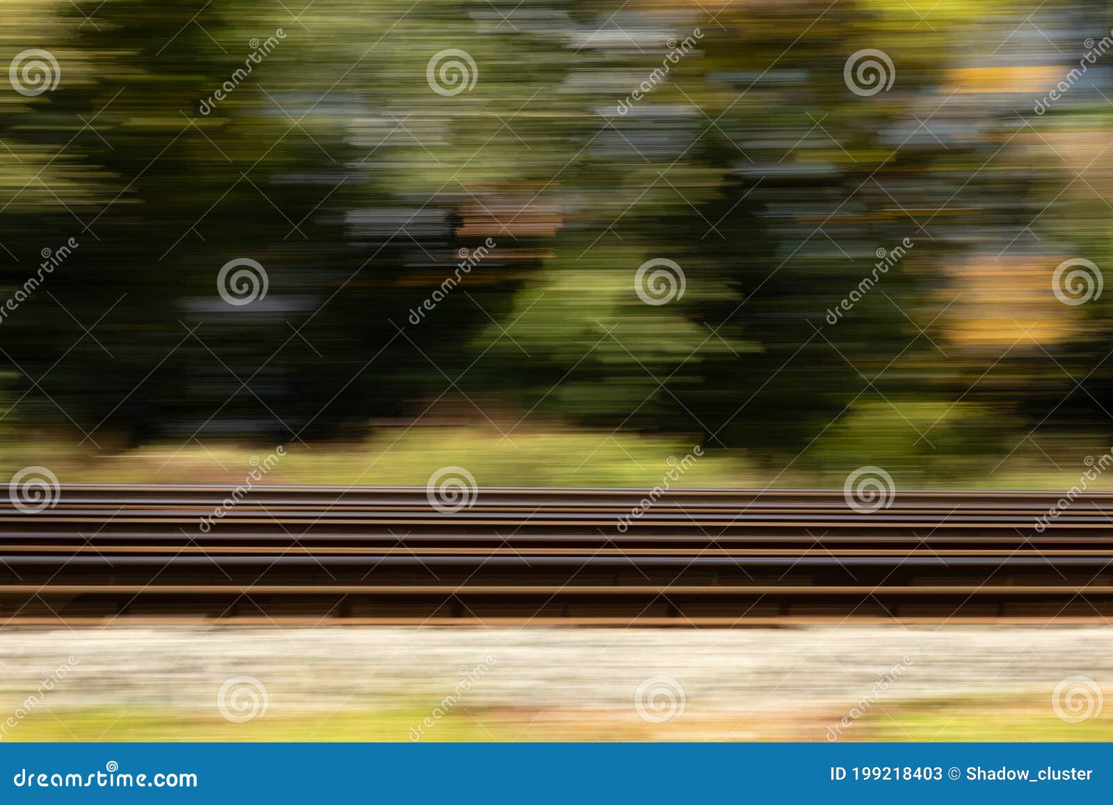 Railroad High Dynamic Motion Blur, Abstract Blurred Background Stock ...