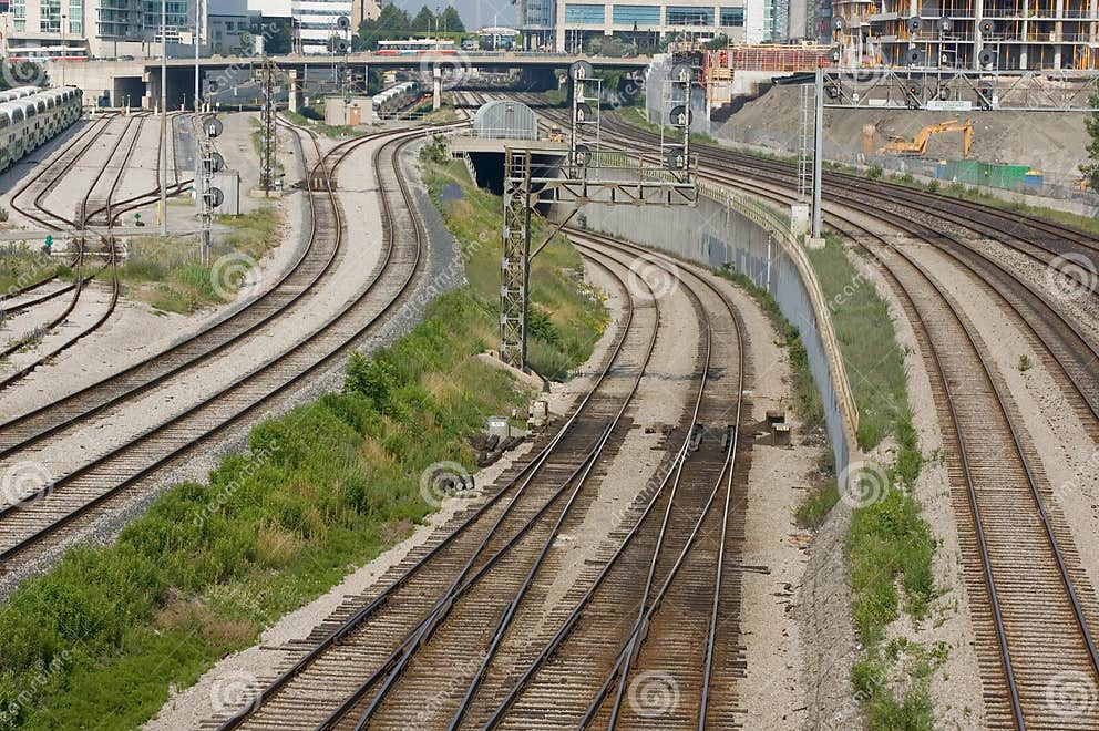 Railroad infrastructure stock photo. Image of travel, lines - 5655702