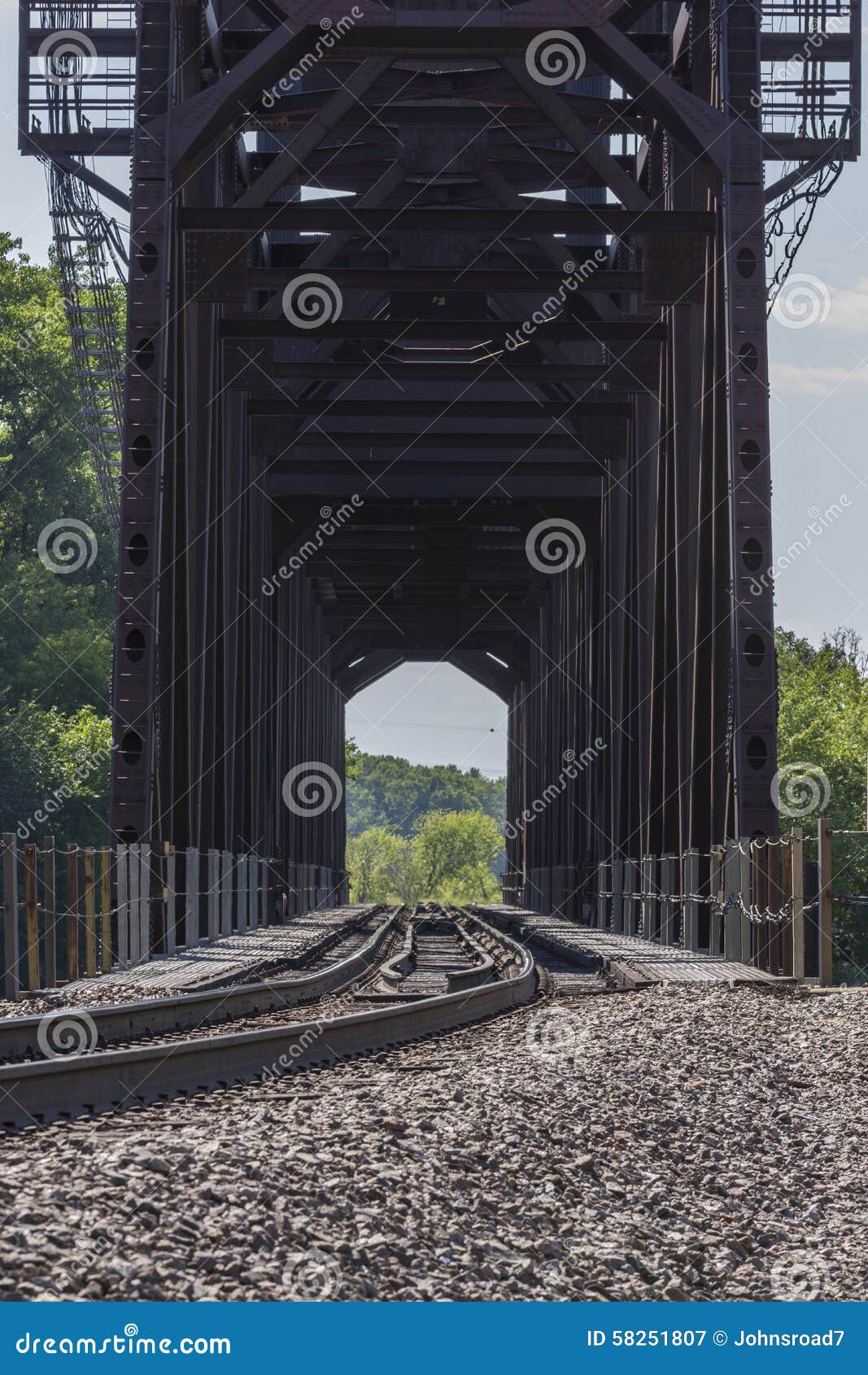 Railroad Lift Bridge stock image. Image of wisconsin - 58251807