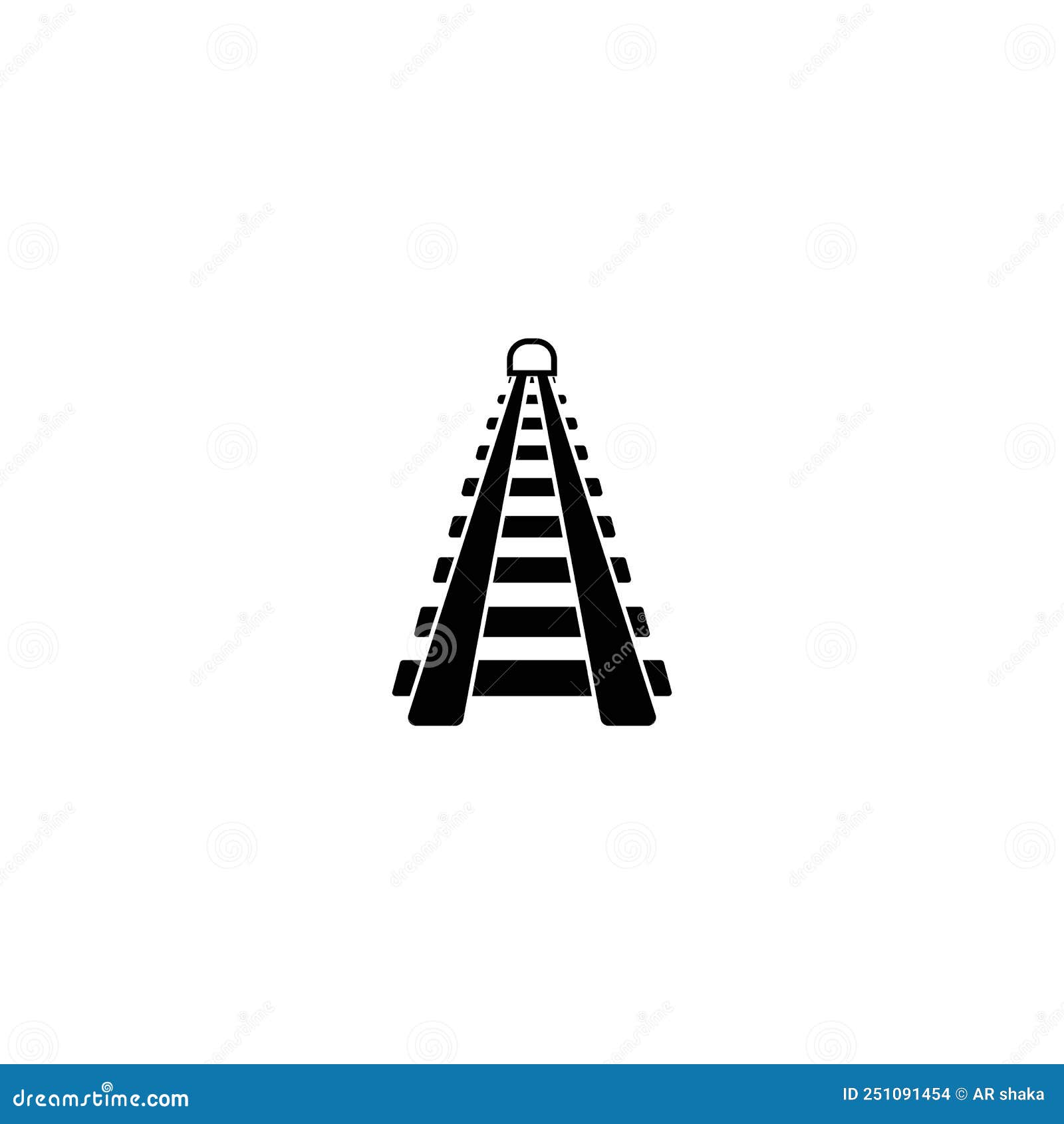 Railroad Logo Vector Icon Design Stock Vector - Illustration of cargo ...