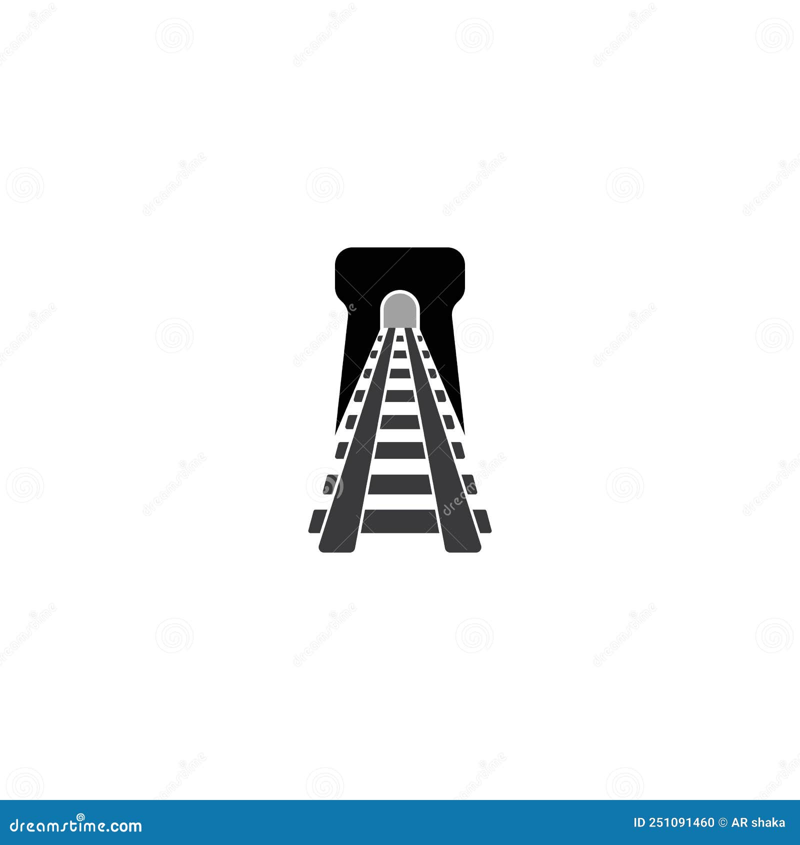 Railroad Logo Vector Icon Design Stock Vector - Illustration of motion ...