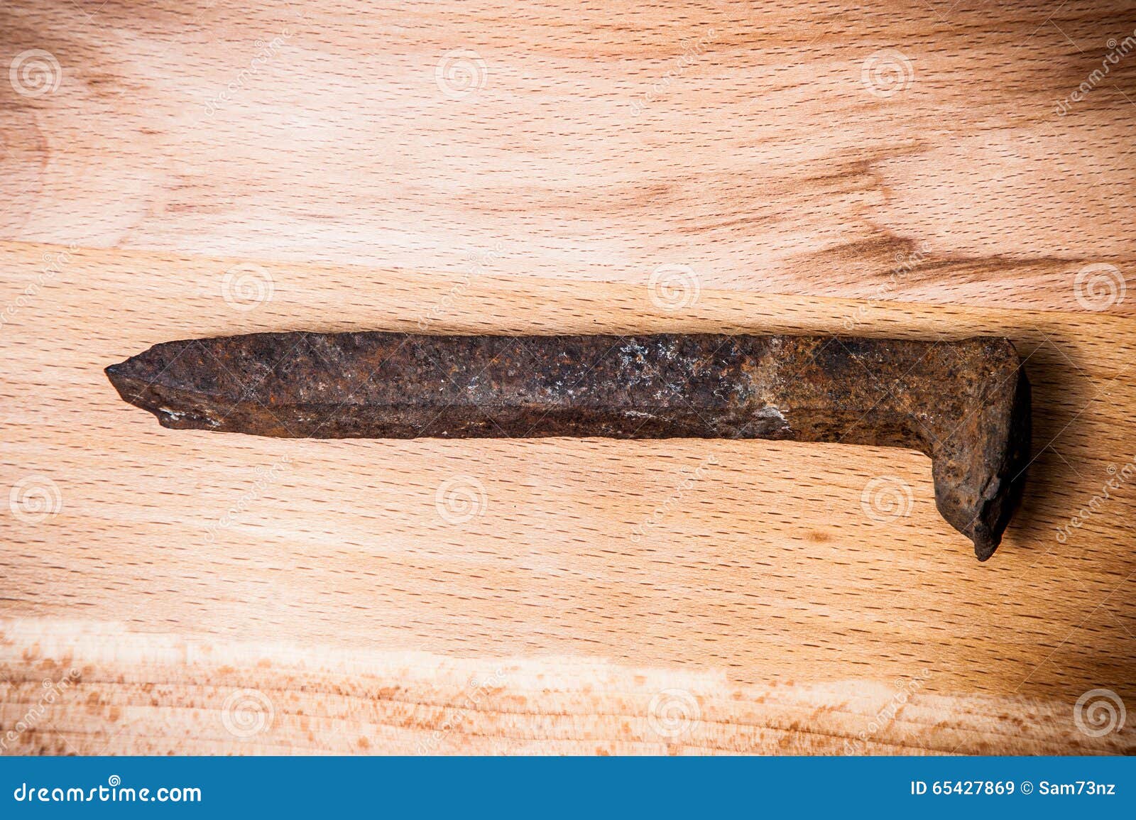 Railroad nail stock image. Image of durable, retro, rusted - 65427869
