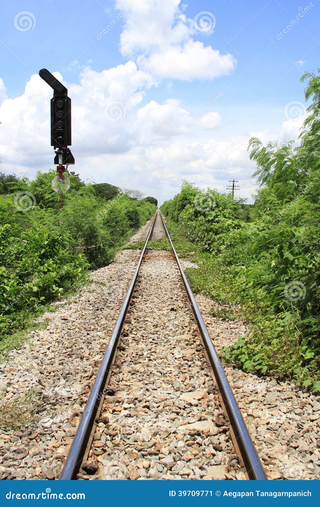 Railroad nature stock image. Image of travel, railroad - 39709771