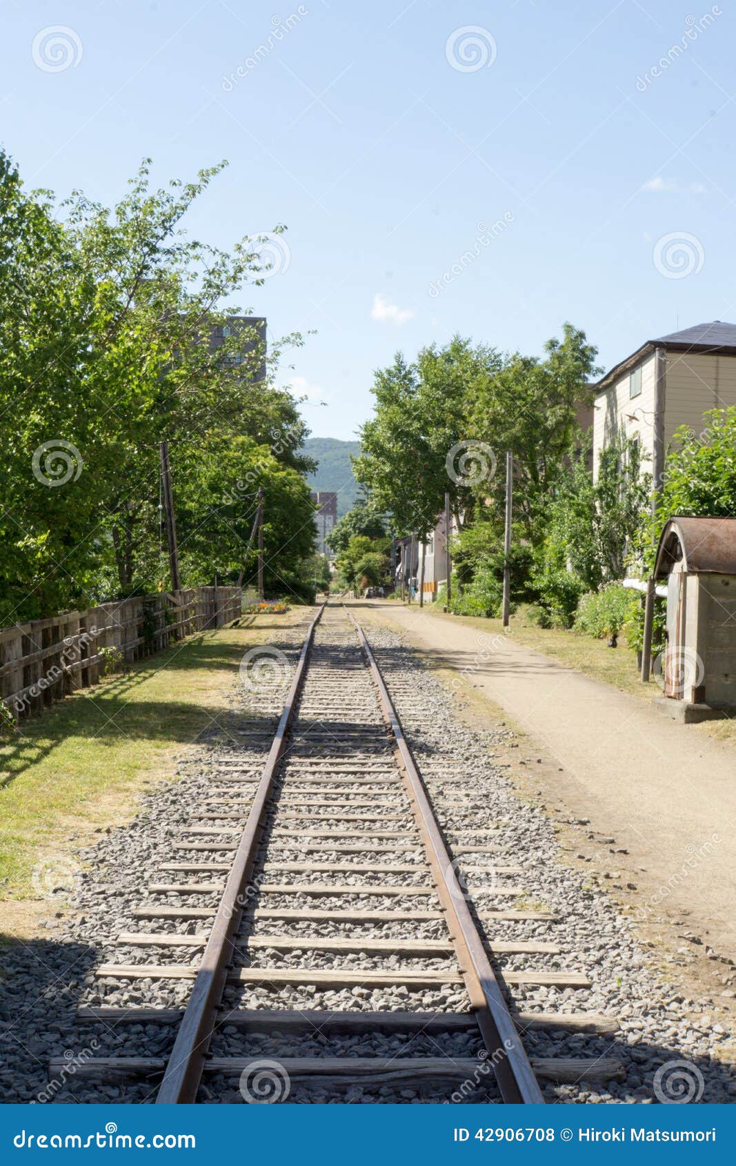 Railroad stock photo. Image of sweet, hokkaido, beautiful - 42906708