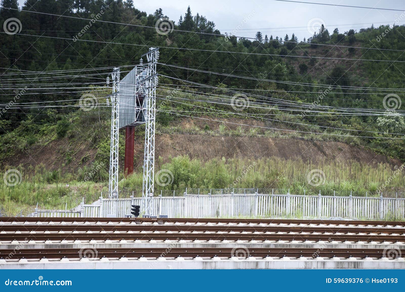 Railroad Overhead Lines Royalty-Free Stock Photography | CartoonDealer ...