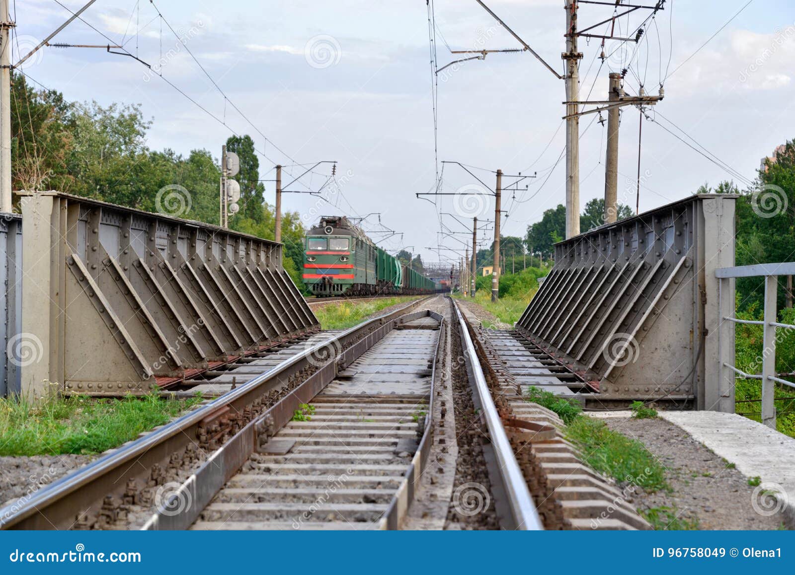 Railroad overpass stock image. Image of protection, fixing - 96758049