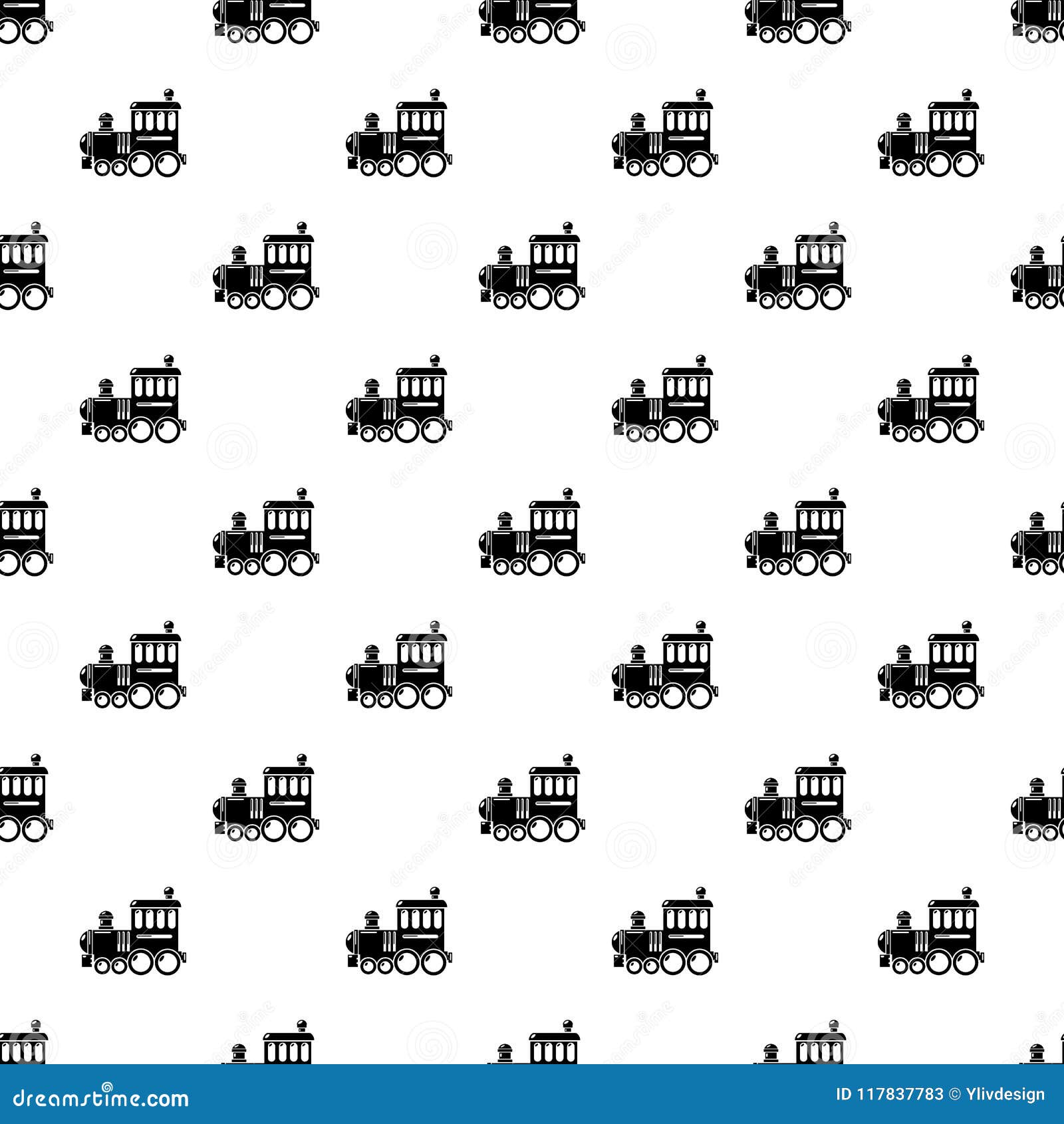 Railroad Pattern Vector Seamless Stock Vector - Illustration of ...
