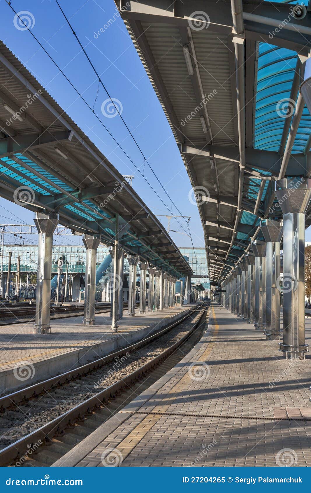 Railroad platform stock image. Image of station, platform - 27204265