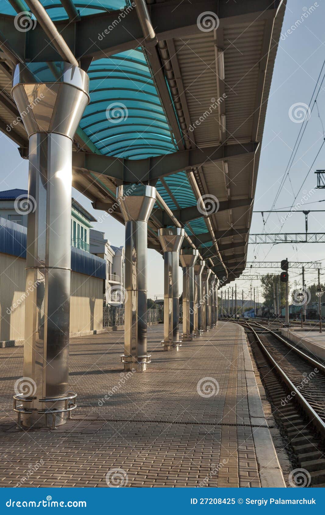 Railroad platform stock image. Image of travel, track - 27208425