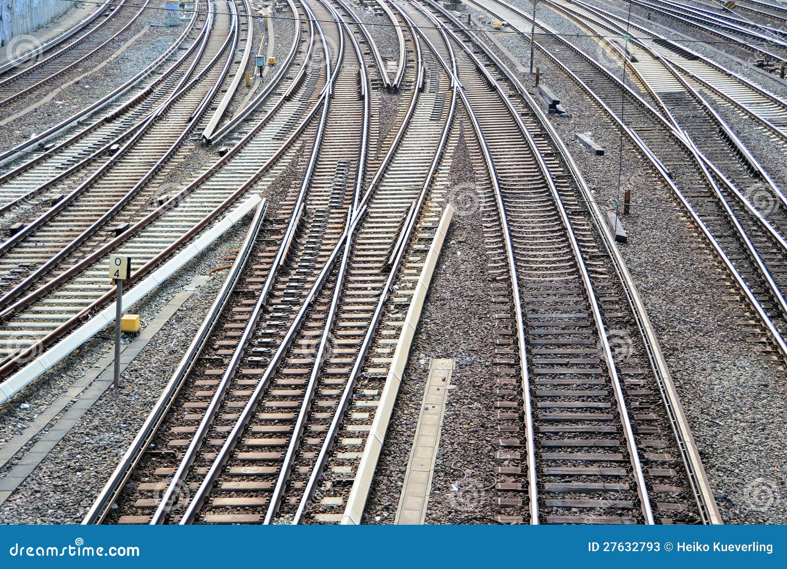 Railroad rails stock image. Image of fahren, detail, gleis - 27632793