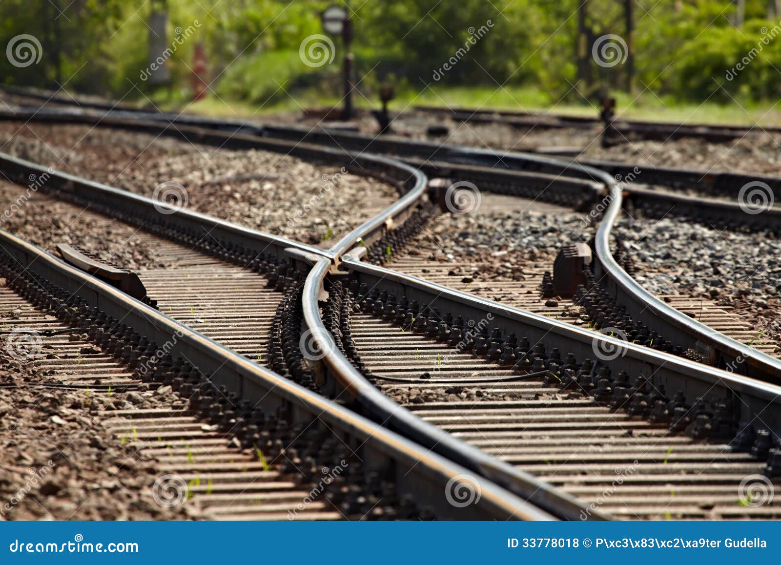 Railroad stock photo. Image of direction, right, logistics - 33778018