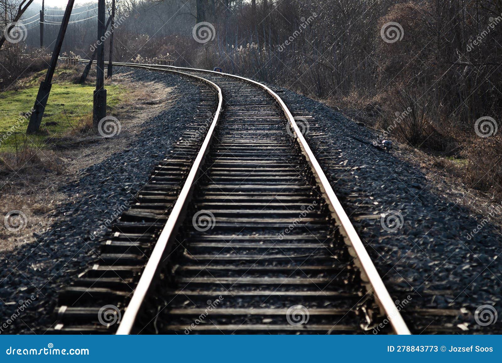 Railroad and Railway Tracks Stock Image - Image of rail, railroad ...
