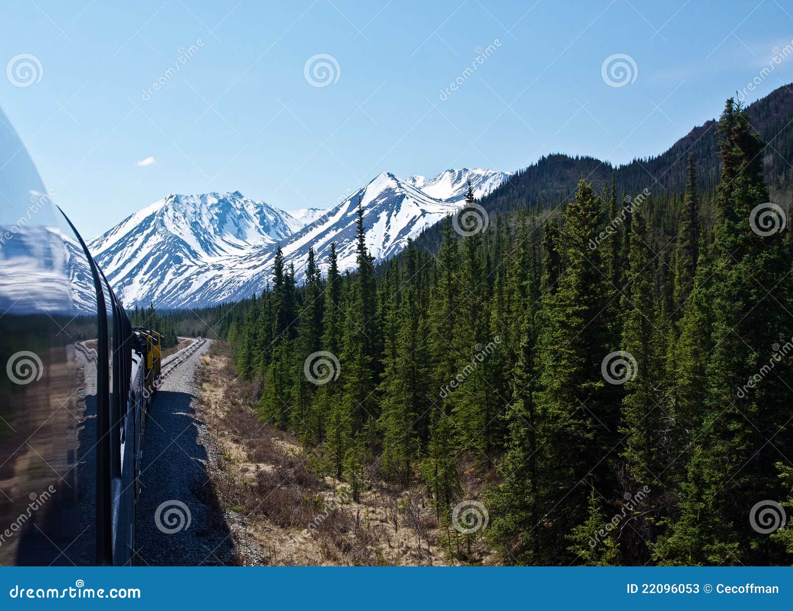 Railroad Reflections stock image. Image of arctic, field - 22096053