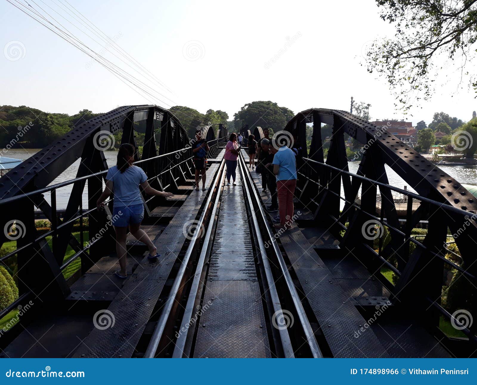 Railroad River Thailand Historical Ww2 Editorial Photo - Image of ...