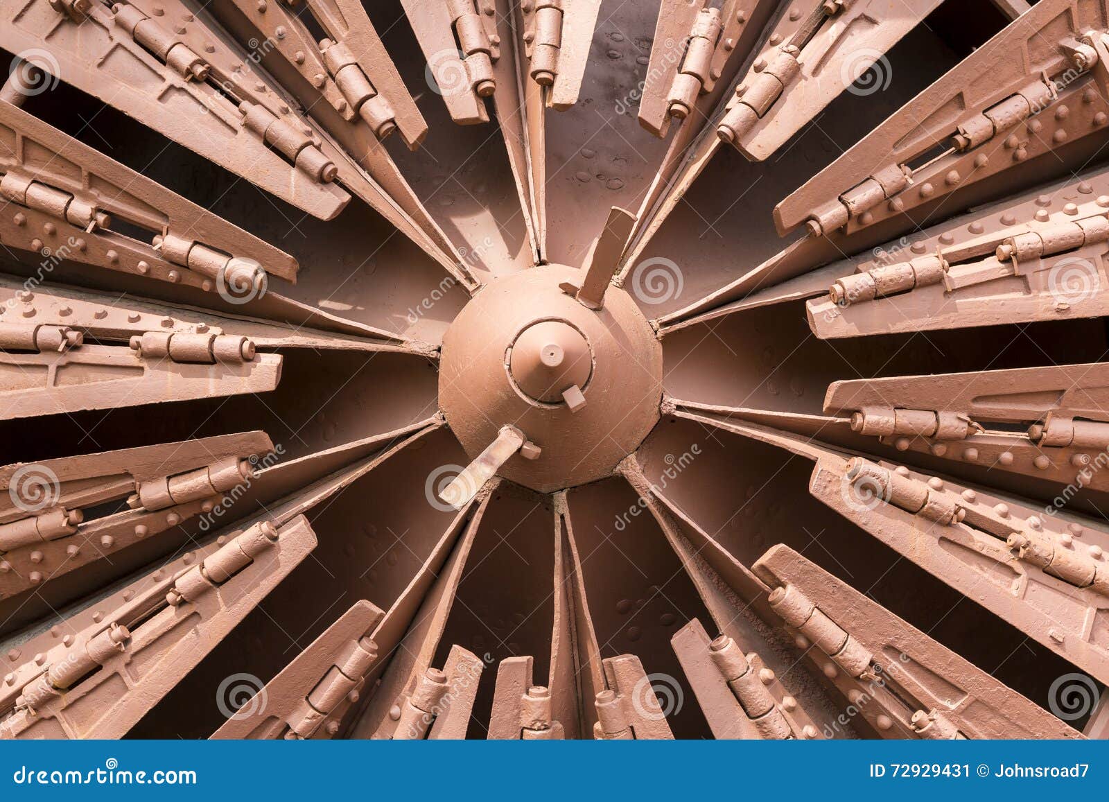 Railroad Rotary Snowplow stock image. Image of snowplow - 72929431