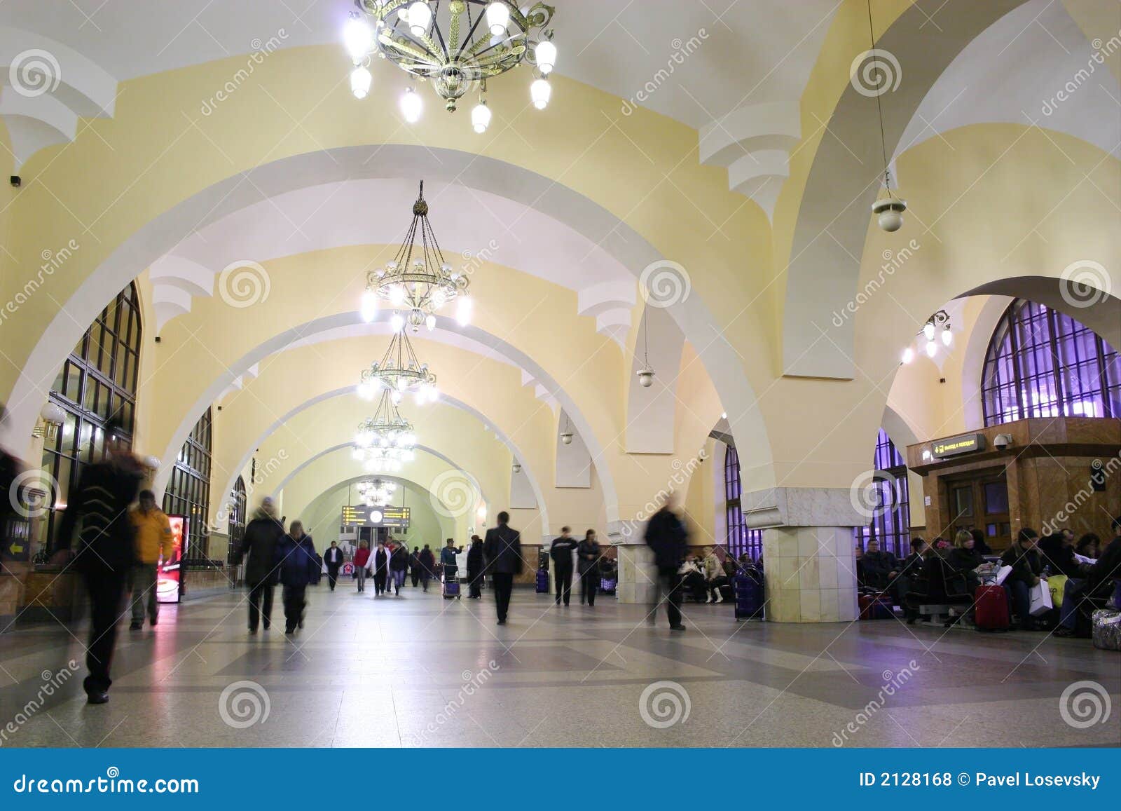 Railroad Station Hall Royalty-Free Stock Photography | CartoonDealer ...