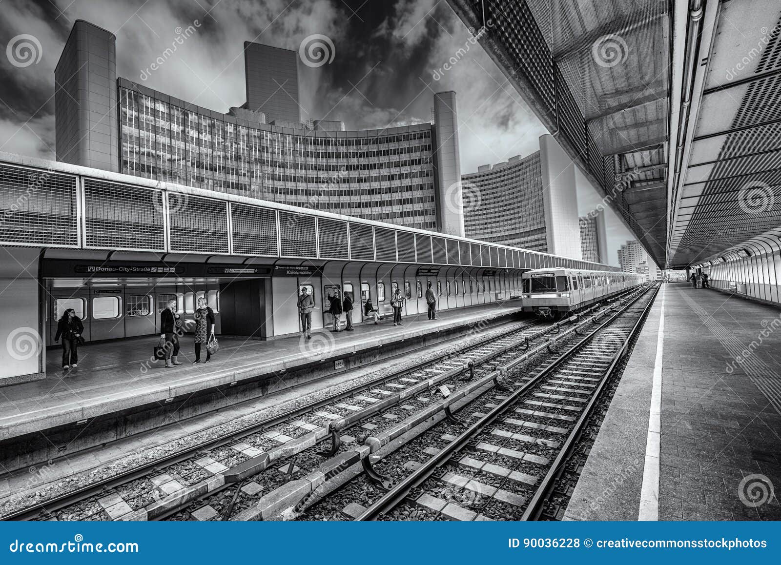 Railroad Station In City Picture. Image: 90036228