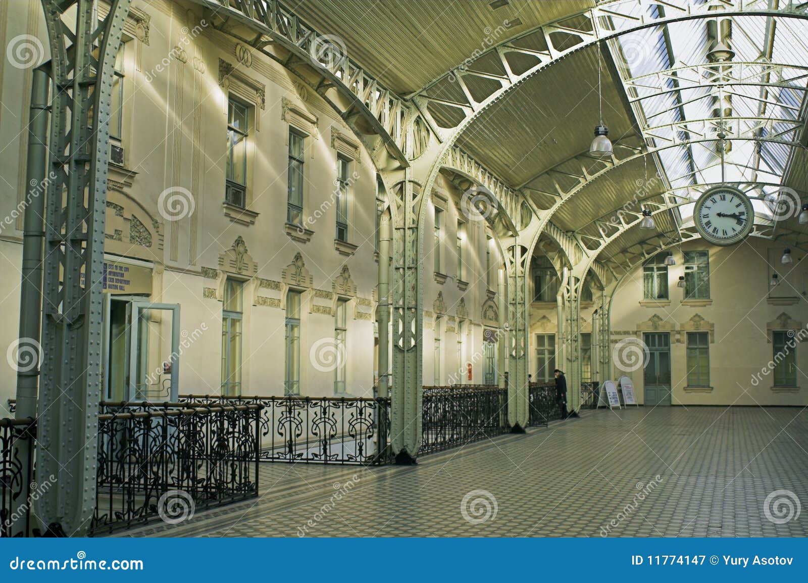 Railroad Station Hall Royalty-Free Stock Photography | CartoonDealer ...
