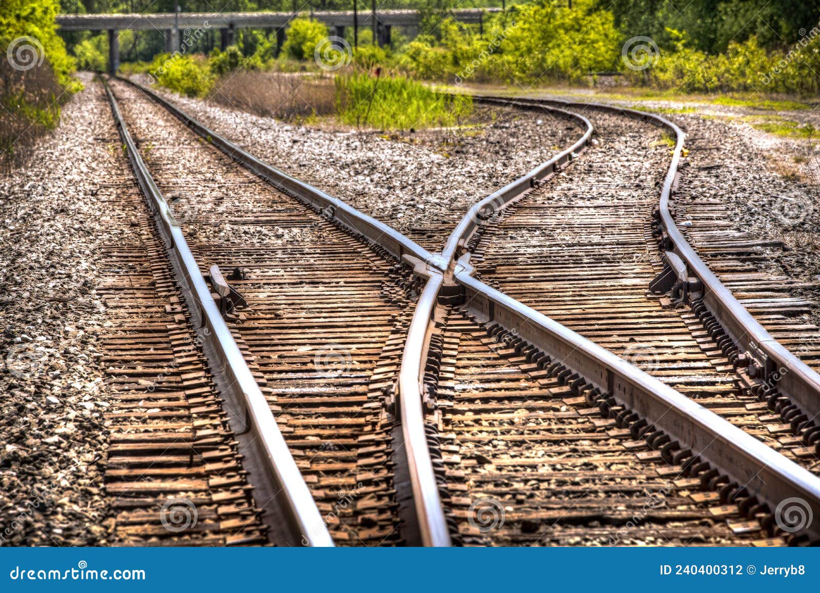 Railroad Switch Siding To Local Customers Stock Photo - Image of ...