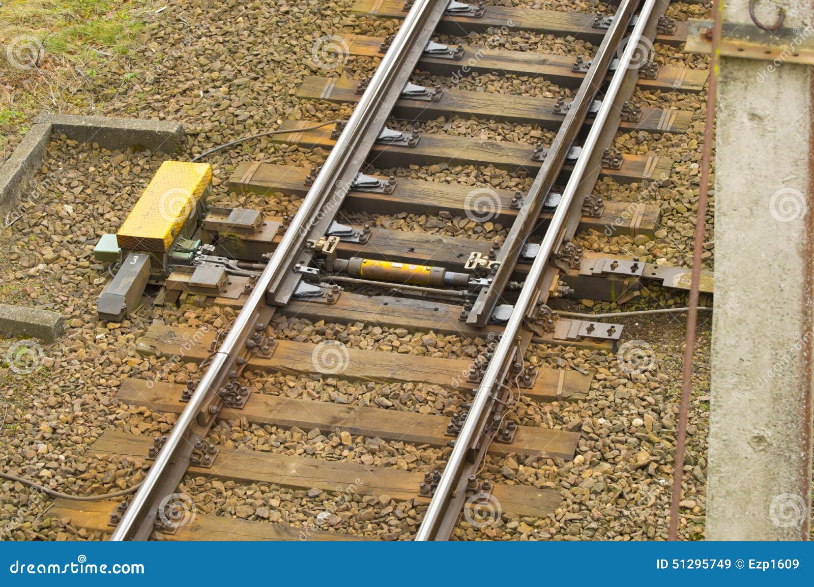 Railroad switch stock image. Image of wagon, railroad - 51295749