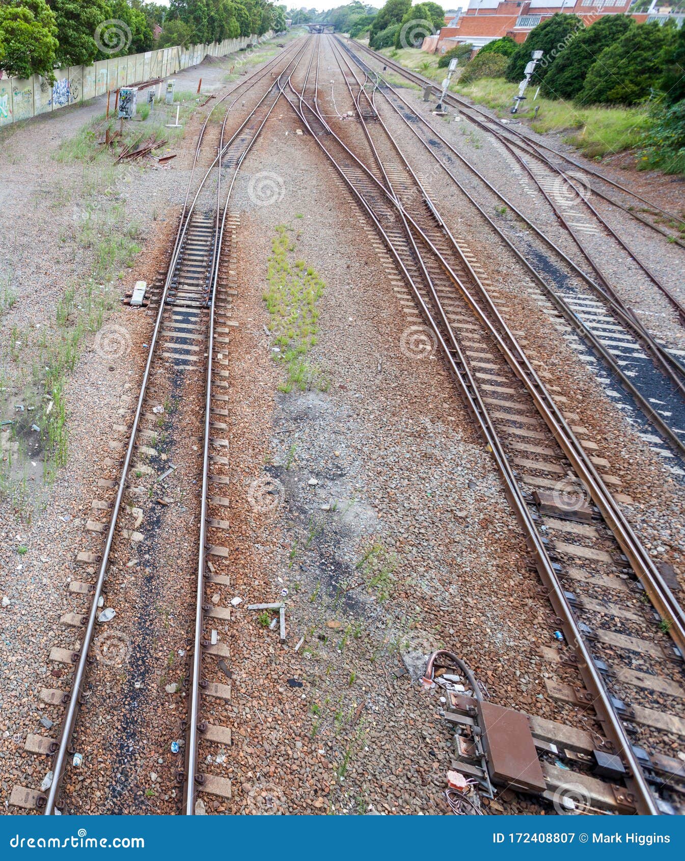 Railroad Switch a Safety Feature Stock Image - Image of coal, passenger ...