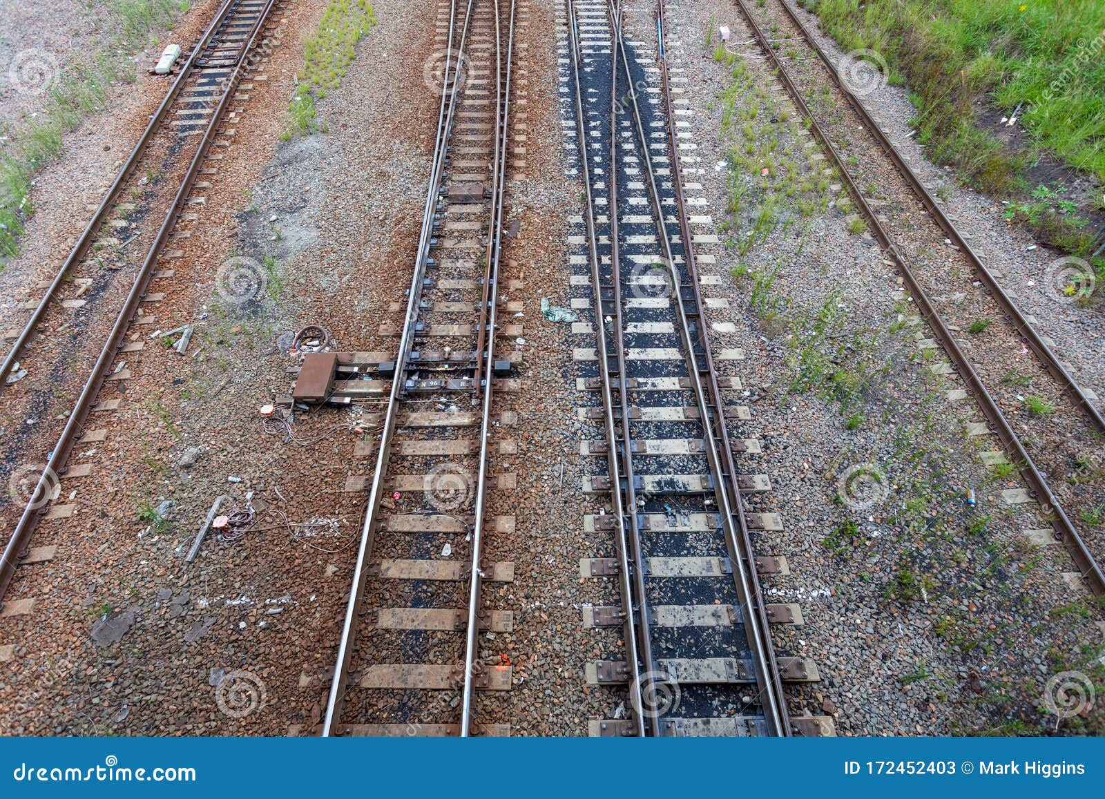 Railroad switch stock image. Image of freight, locomotive - 172452403
