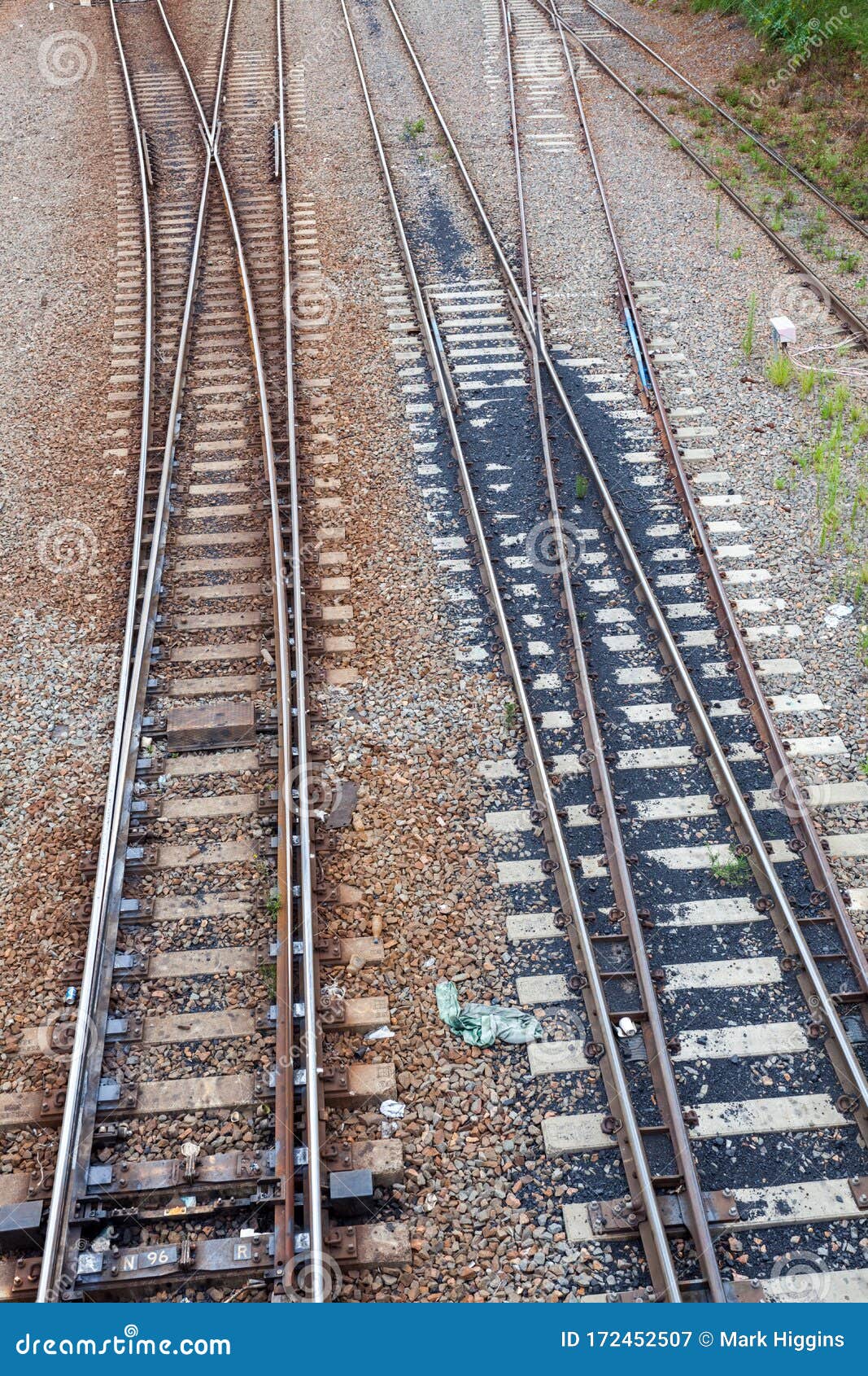 Railroad switch stock image. Image of outdoor, powerful - 172452507