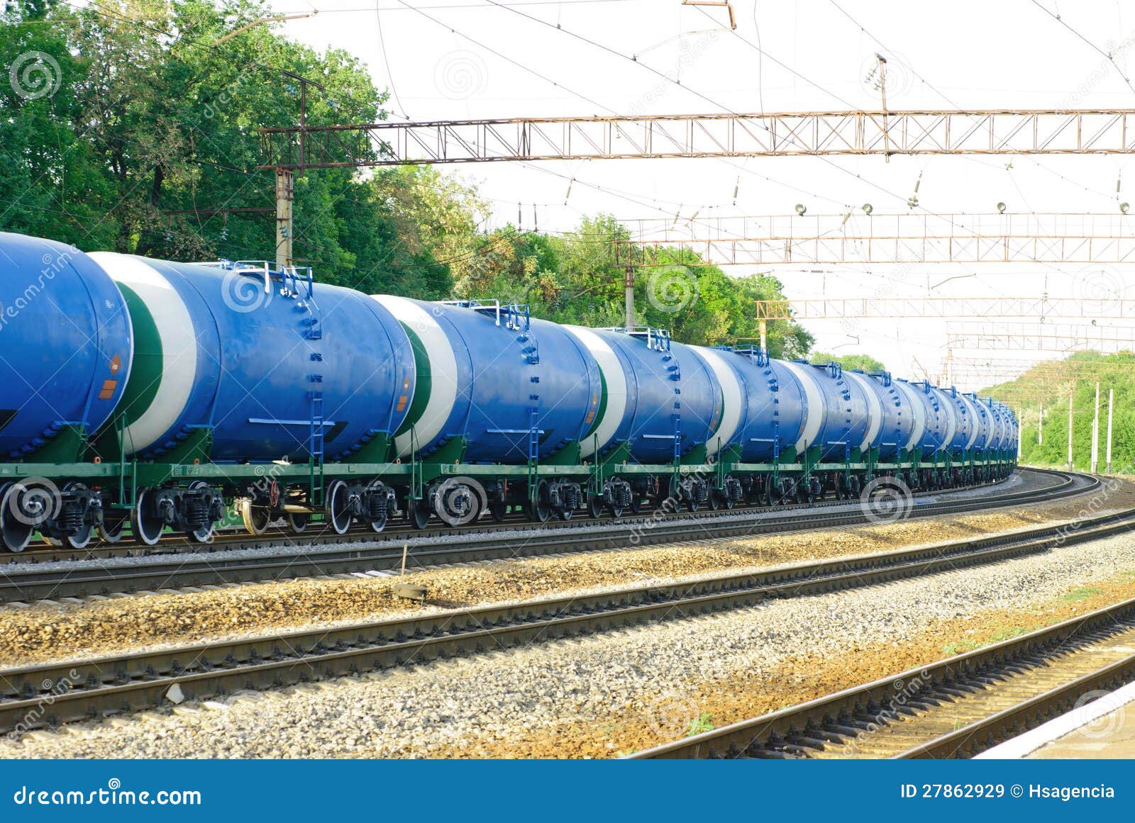 Freight Train Tank Car