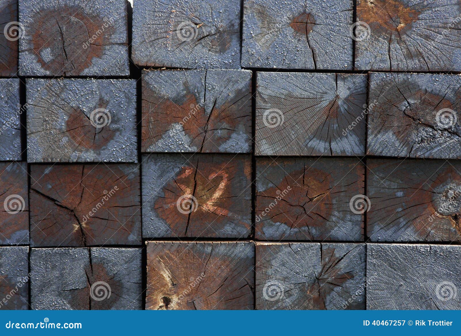 Railroad Ties Made Of Recycled Materials Stock Photography ...