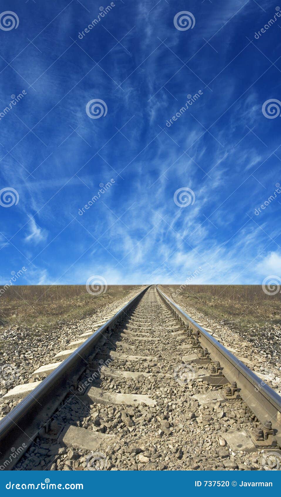 Railroad to nowhere stock photo. Image of infinite, fast - 737520