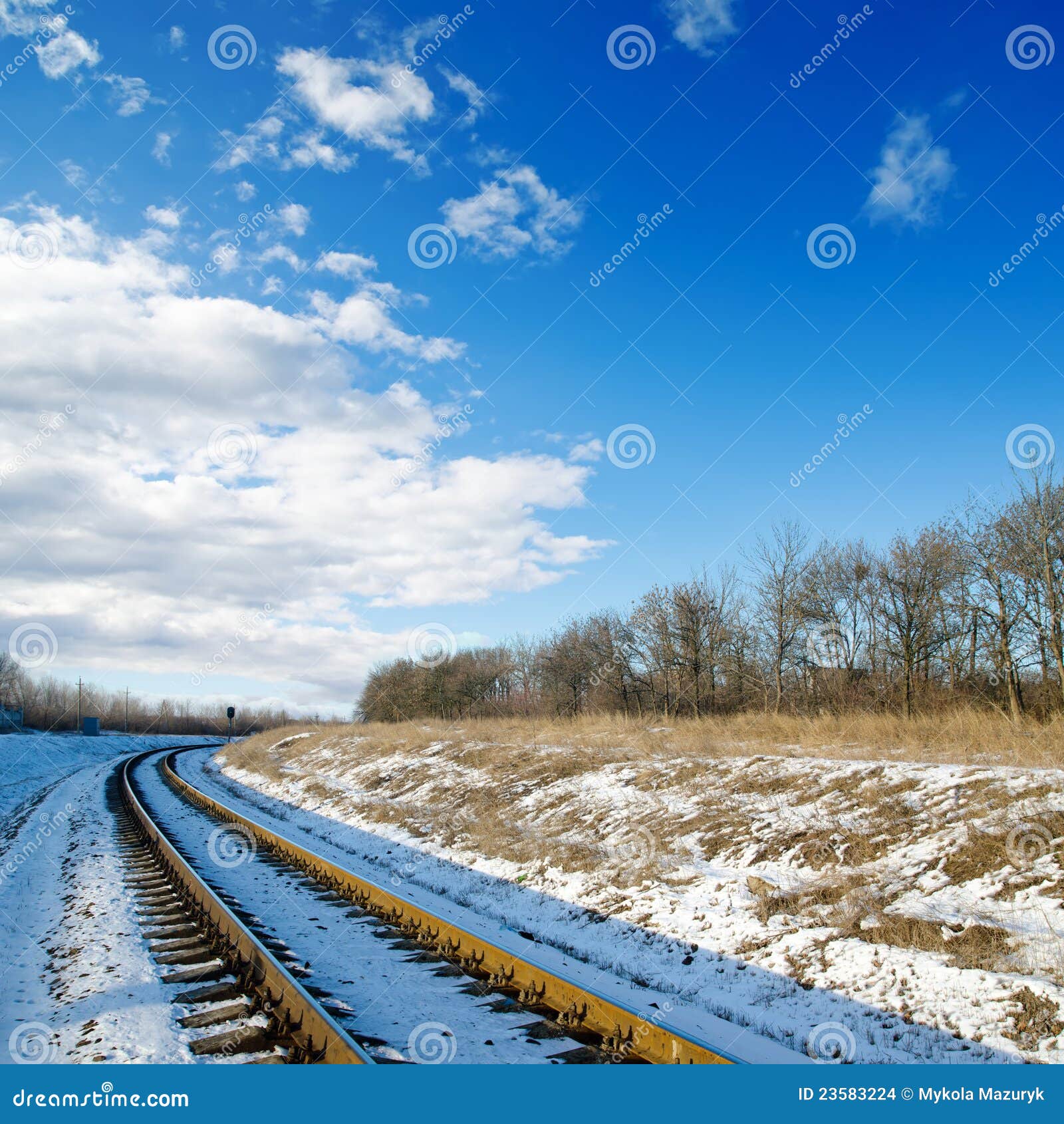 Railroad to sunset stock photo. Image of evening, dramatic - 23583224