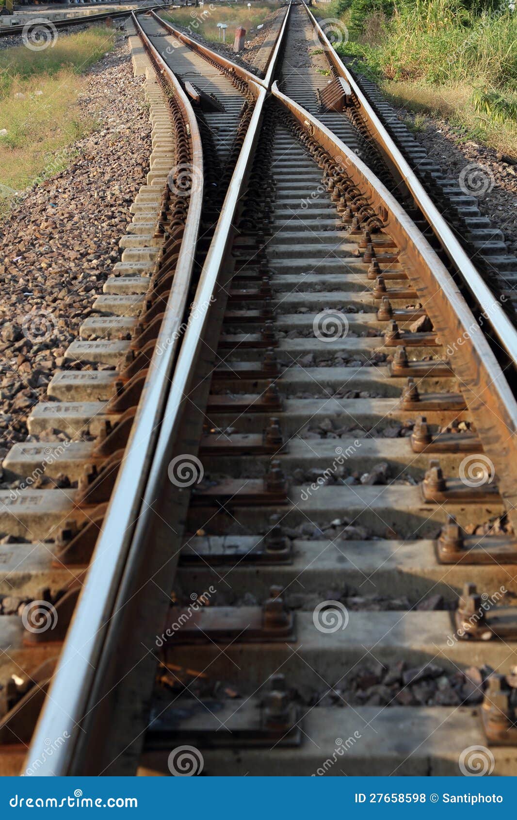 Railroad Track stock photo. Image of scene, outdoors - 27658598