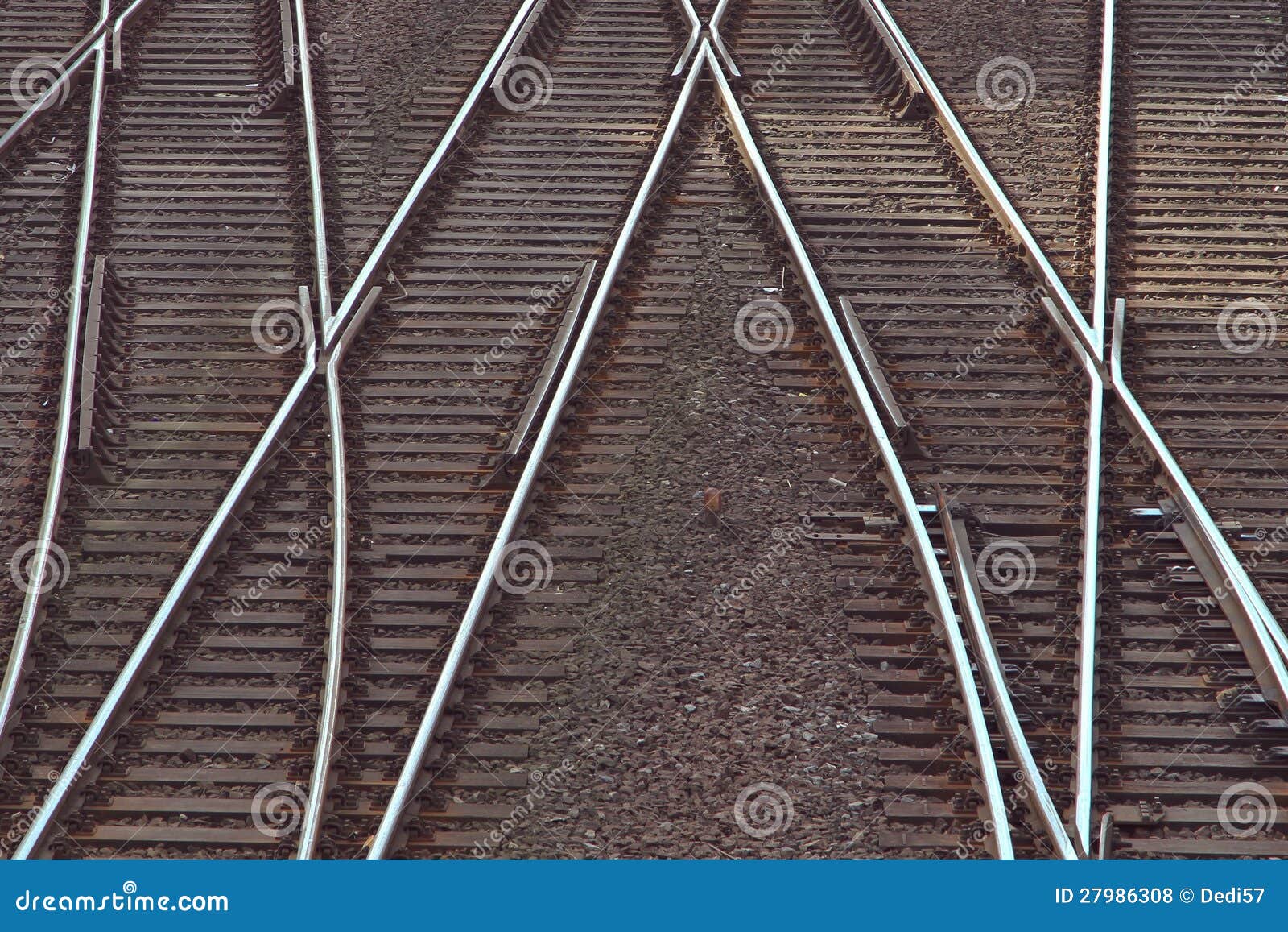 Railroad track stock photo. Image of outline, rails, track - 27986308