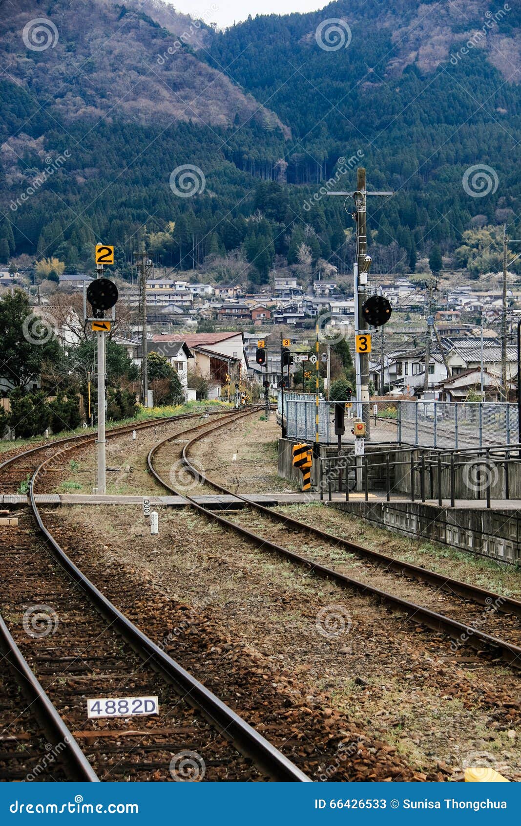 Railroad track , Japan stock image. Image of travel, business - 66426533