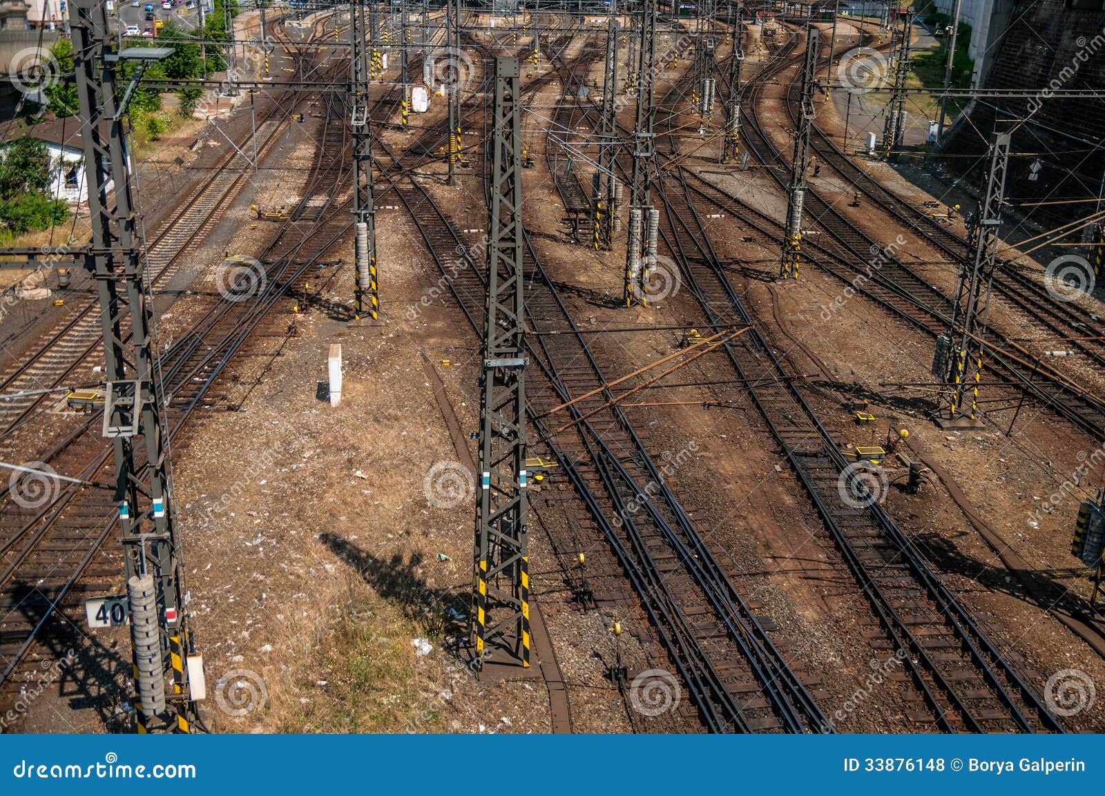 Railroad track points stock photo. Image of horizontal - 33876148