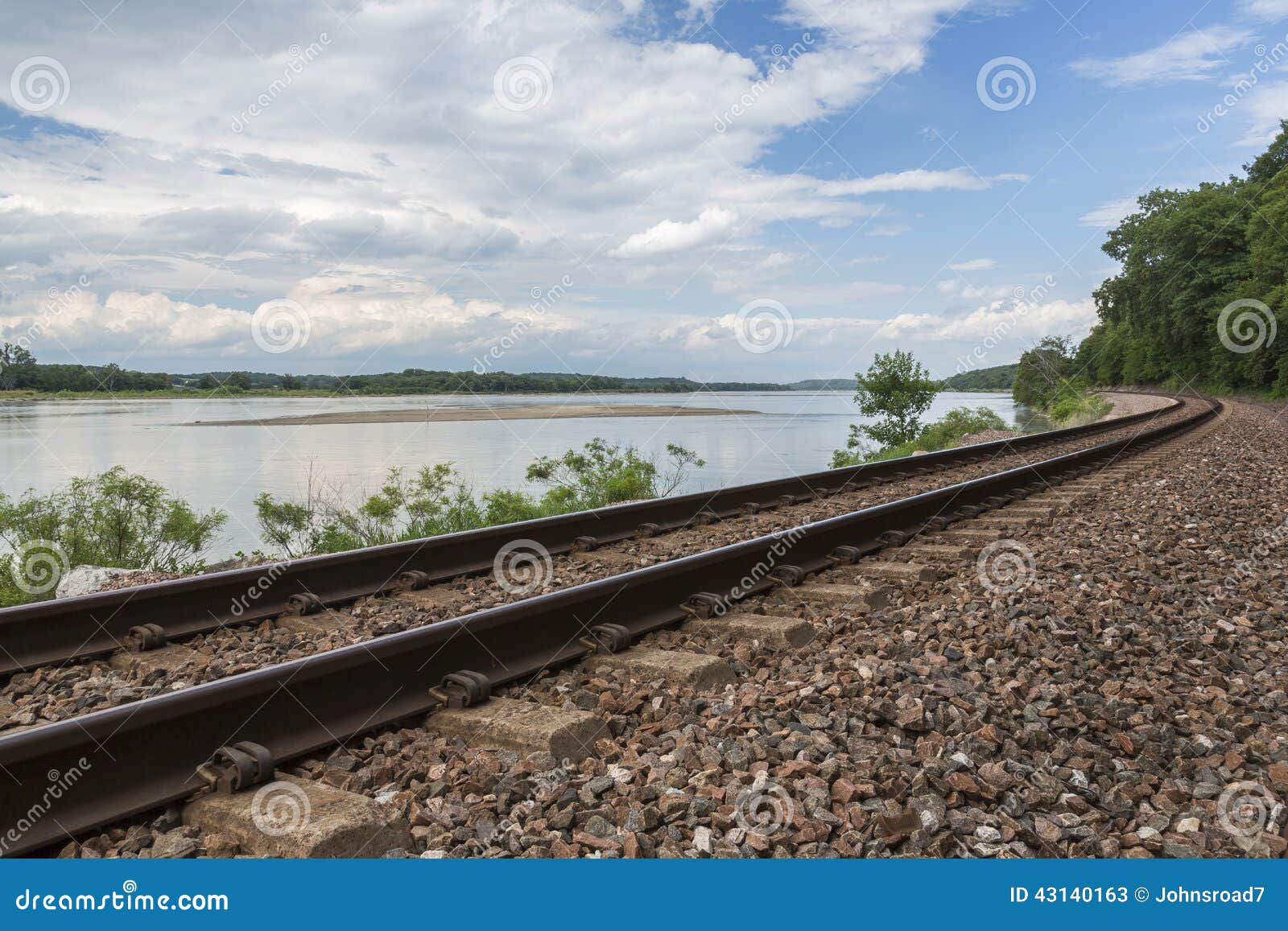 Railroad Track Scenic stock image. Image of nature, scenic - 43140163