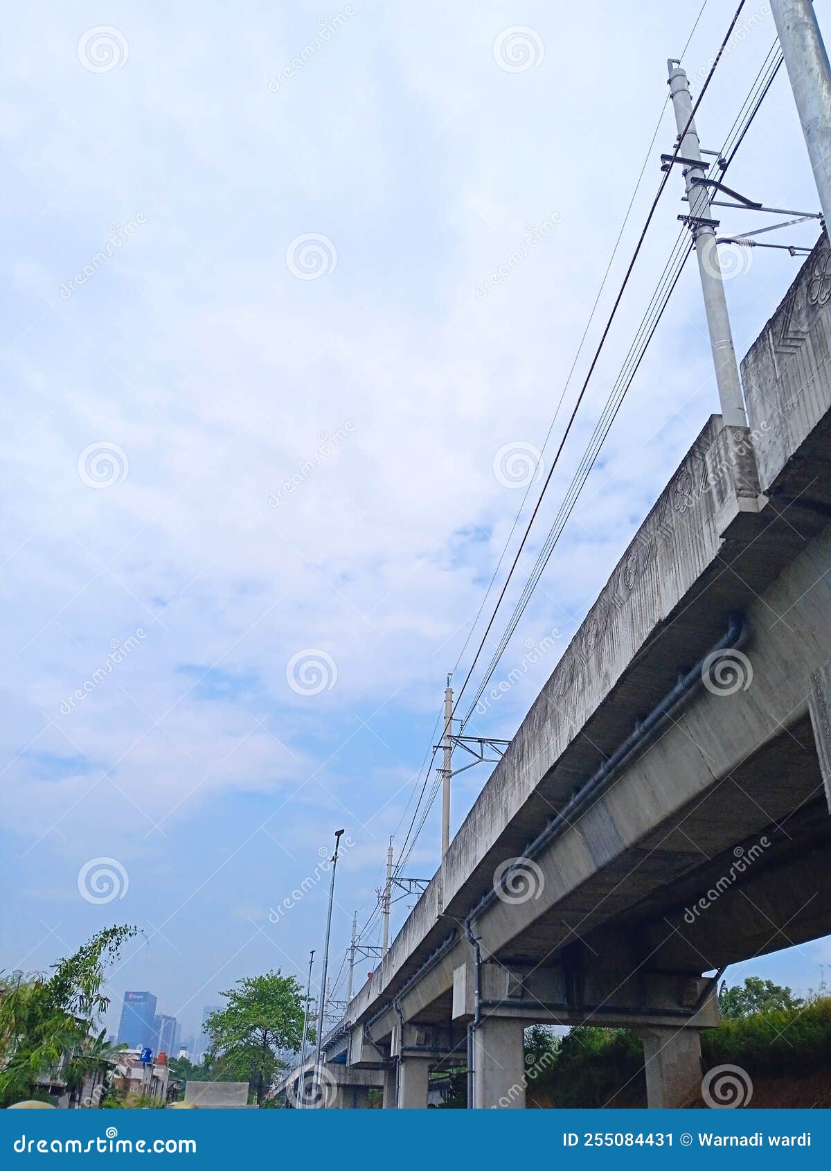Railroad track structure stock image. Image of landmark - 255084431