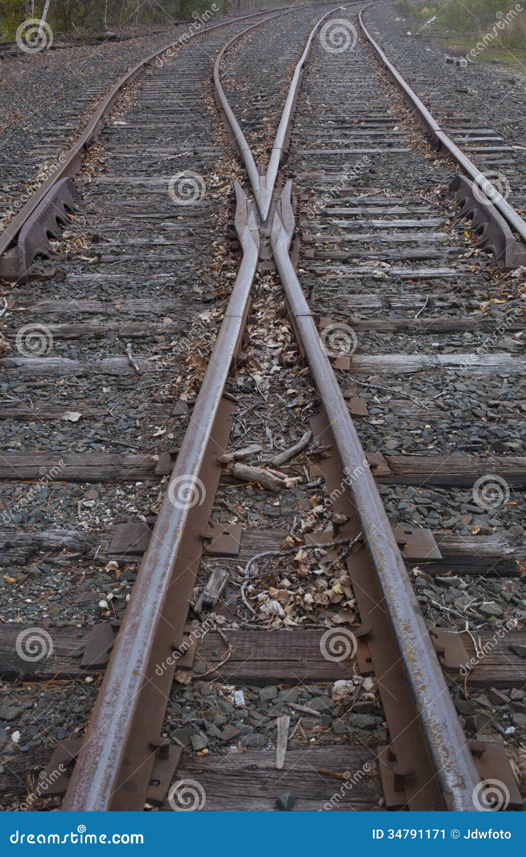 Railroad Track Switch stock image. Image of railroad - 34791171