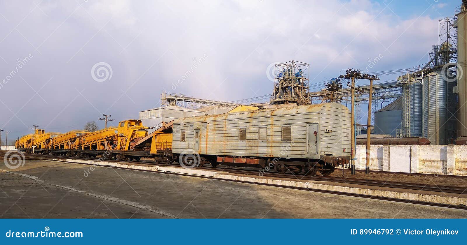 Railroad Track Tool in Railway Construction Site Stock Photo - Image of ...
