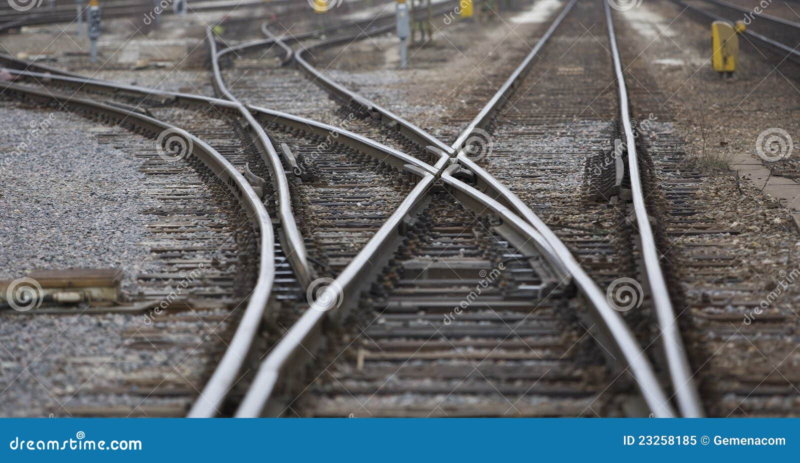 Railroad Tracks stock image. Image of track, rail, vertical - 23258185