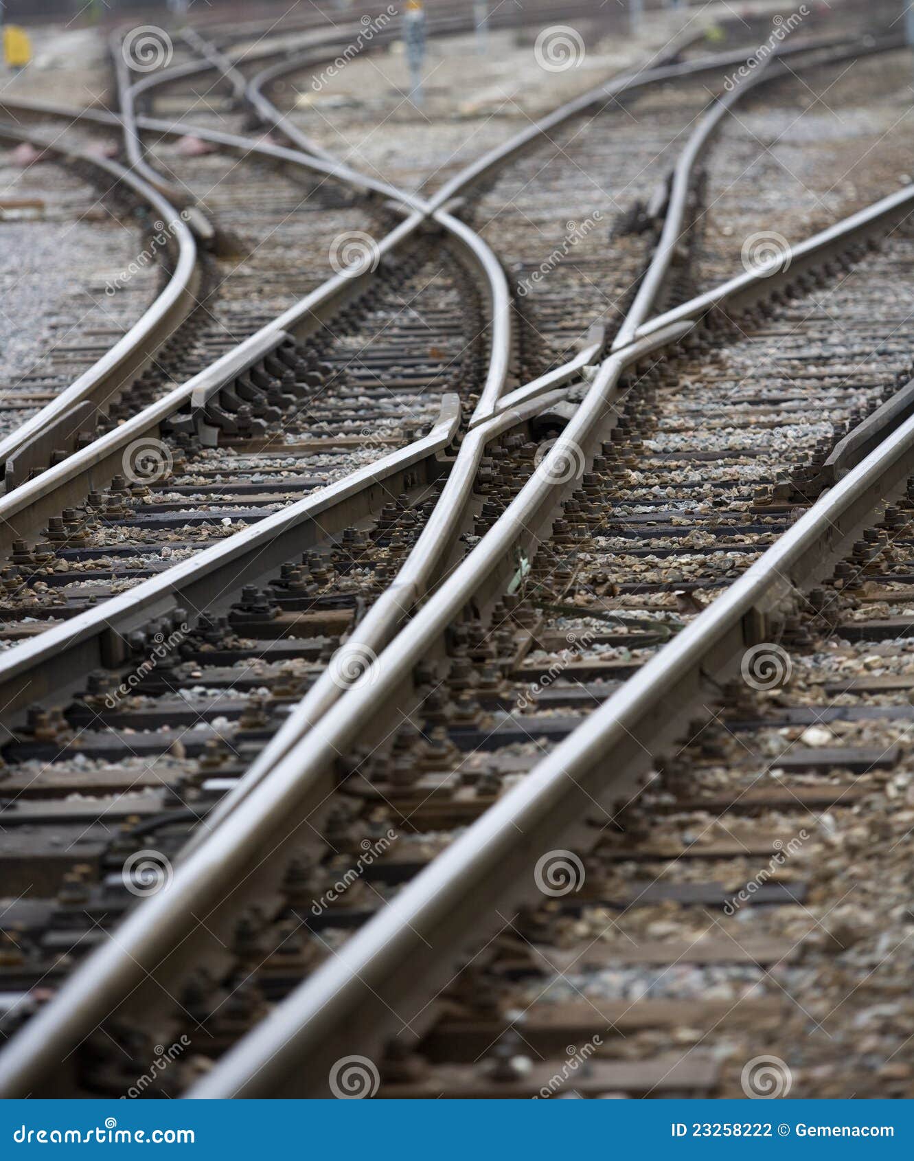 Railroad Tracks stock photo. Image of junction, color - 23258222