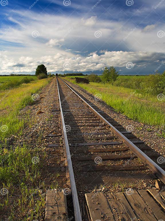 Railroad Tracks stock image. Image of infrastructure, train - 415319