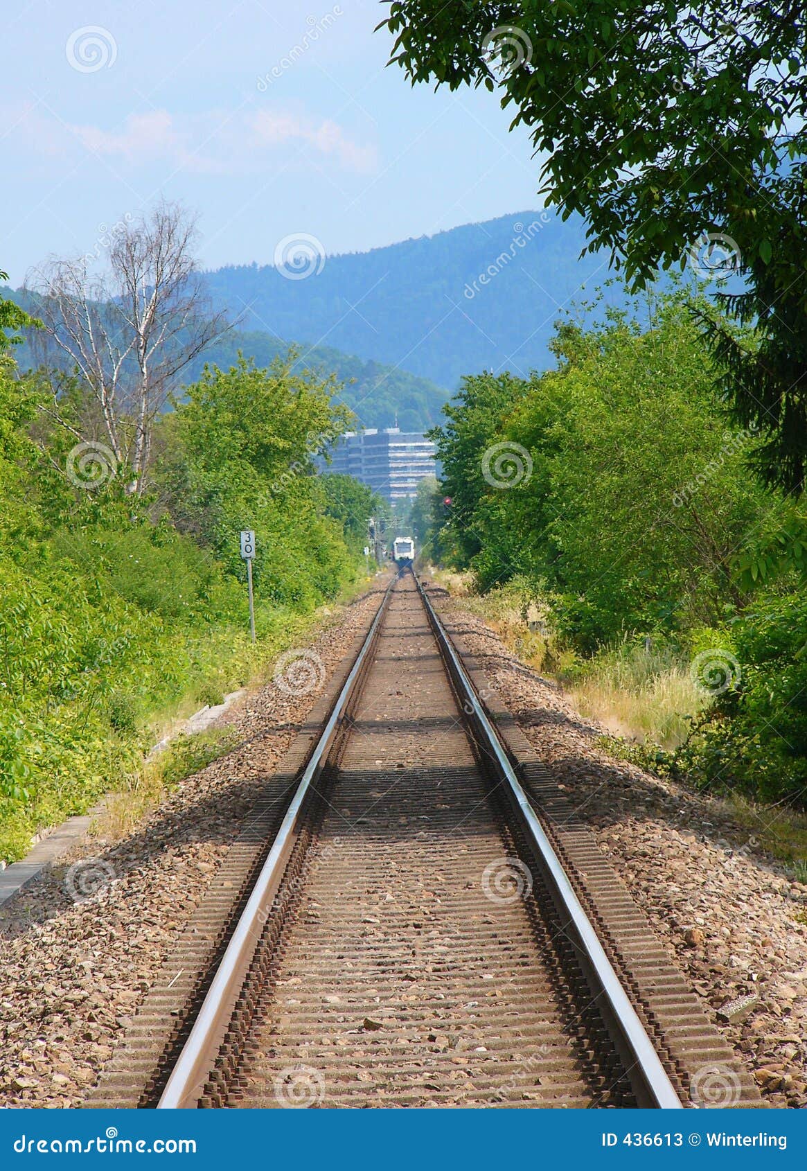 Railroad Tracks stock image. Image of branch, locomotive - 436613