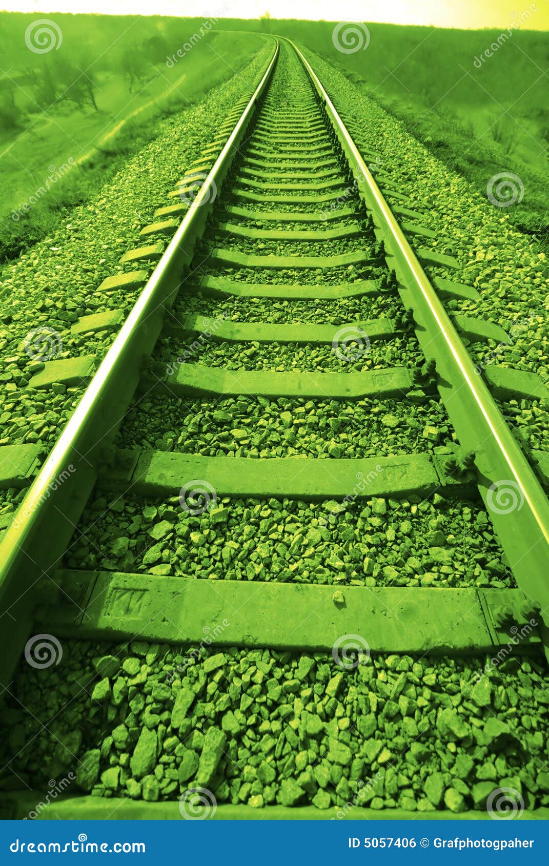 Railroad tracks stock photo. Image of movement, train - 5057406