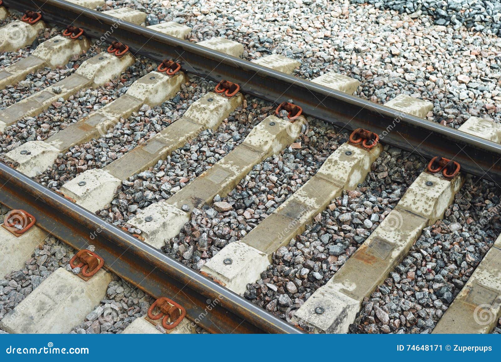 The railroad tracks stock image. Image of distant, line - 74648171