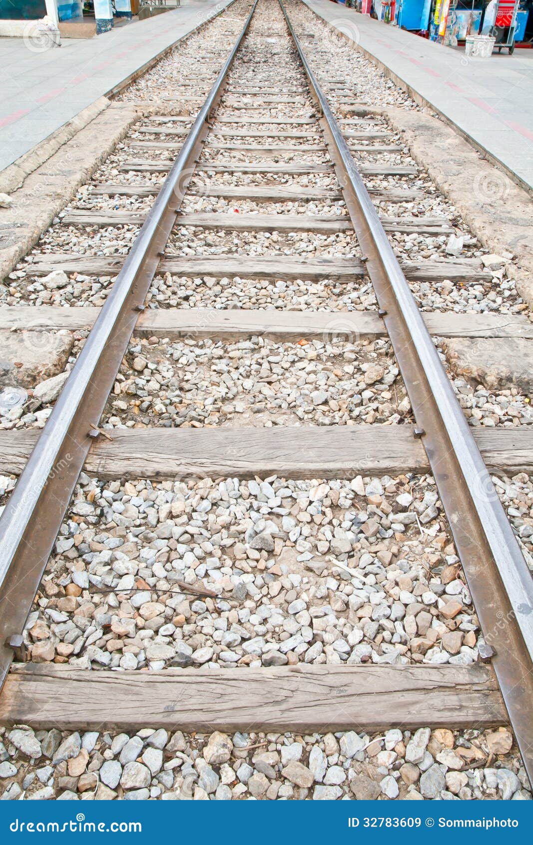 Railroad tracks stock image. Image of track, object, isolated - 32783609