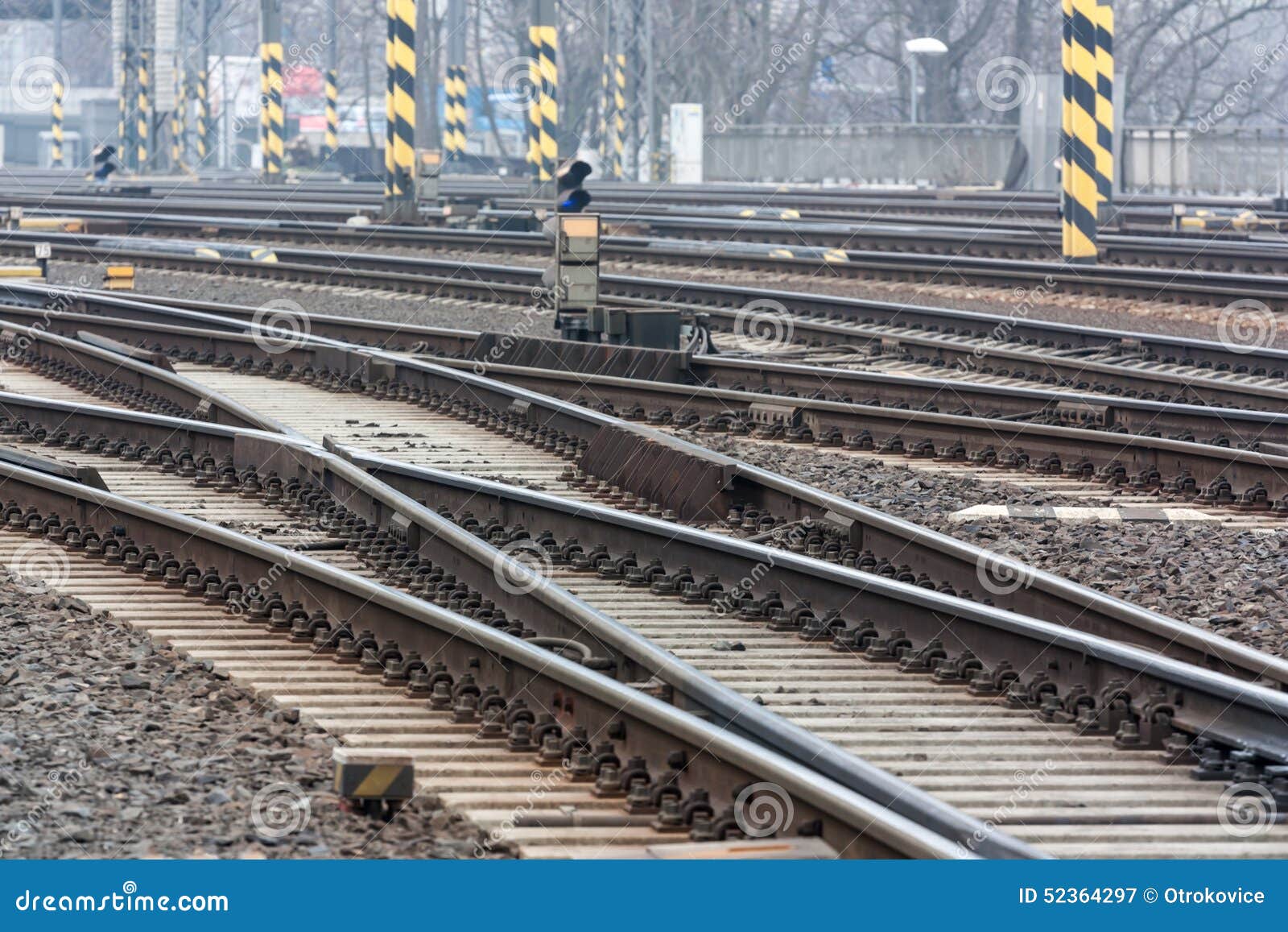 Railroad Tracks Stock Image | CartoonDealer.com #8271007