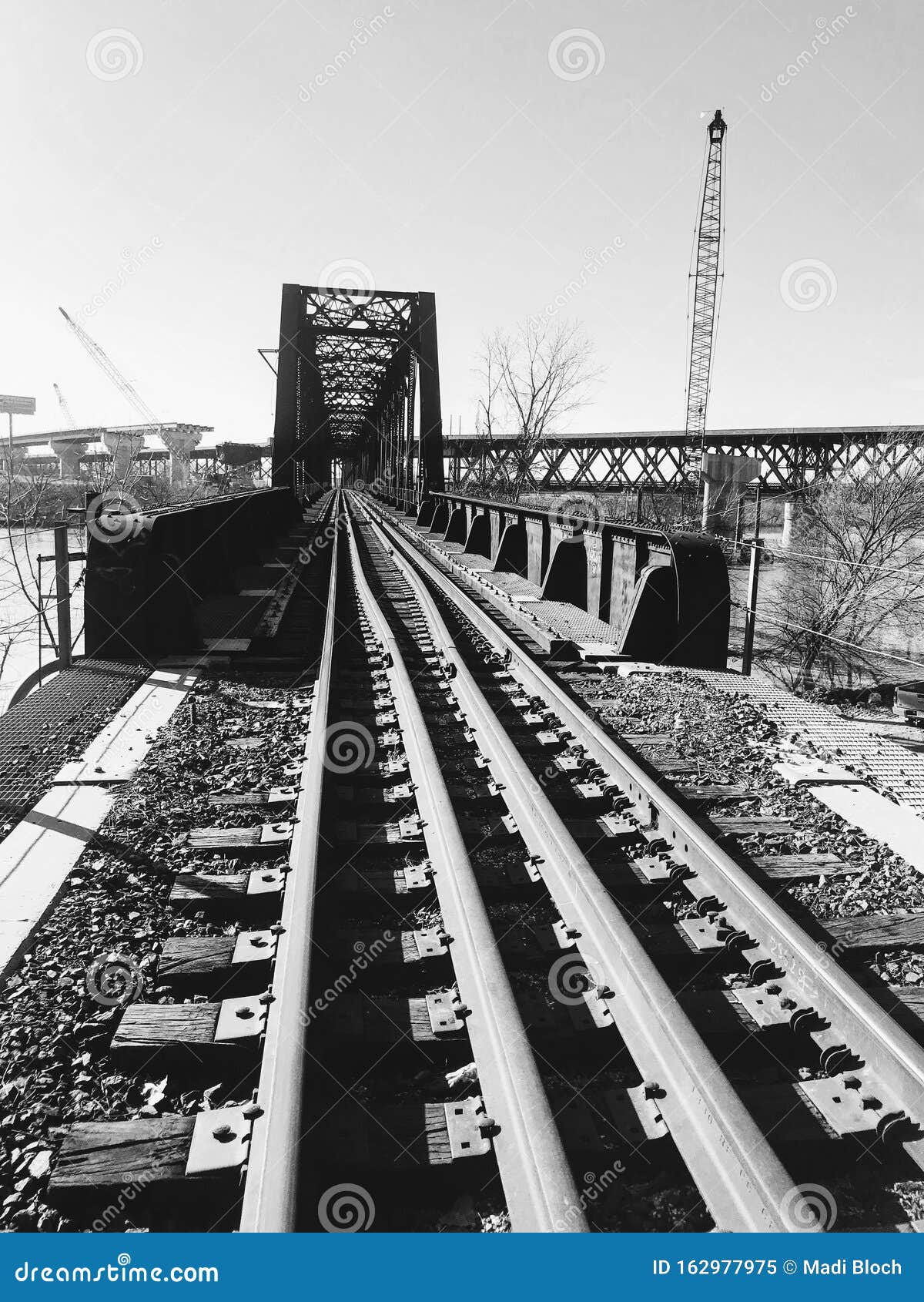Railroad Tracks stock image. Image of railroad, kansas - 162977975
